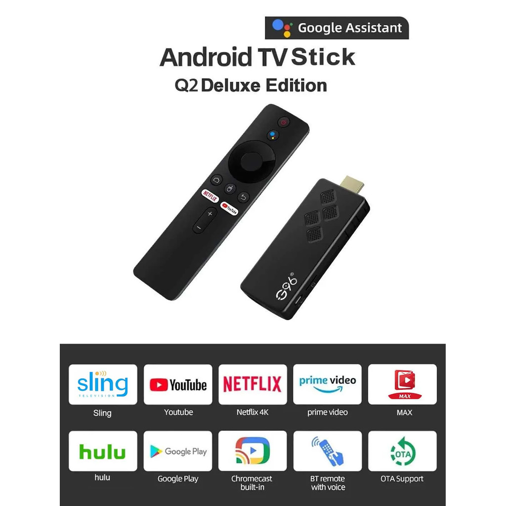 Jual G96 highperformance android 130 4k smart TV Stick ATV H313 2GB RAM ...