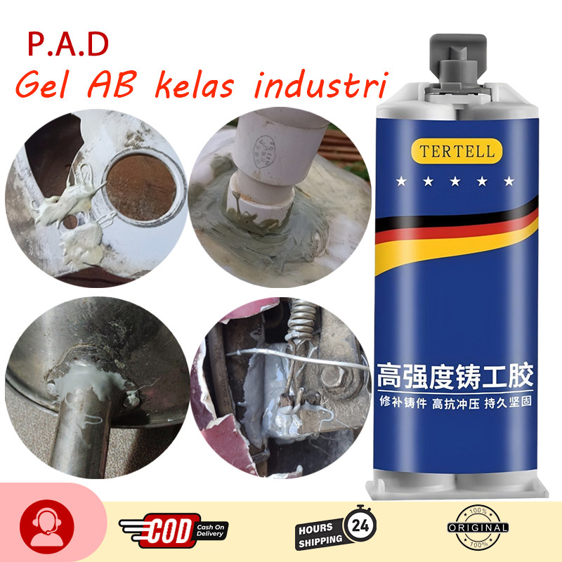 Jual Lem Besi AB Super Kuat Serbaguna Tahan Panas - Lem Perekat 100g ...