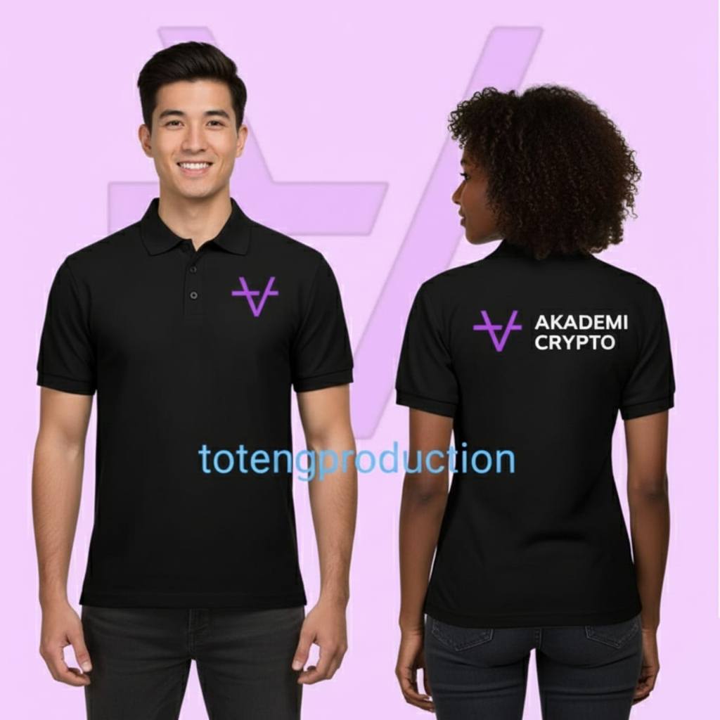 Jual Polo Shirt baju Kaos crypto akademi kripto pria wanita | Shopee ...