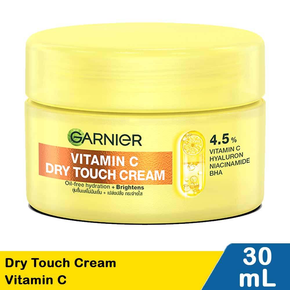 Jual GARNIER DRY TOUCH CREAM VITAMIN C 30mL | Shopee Indonesia