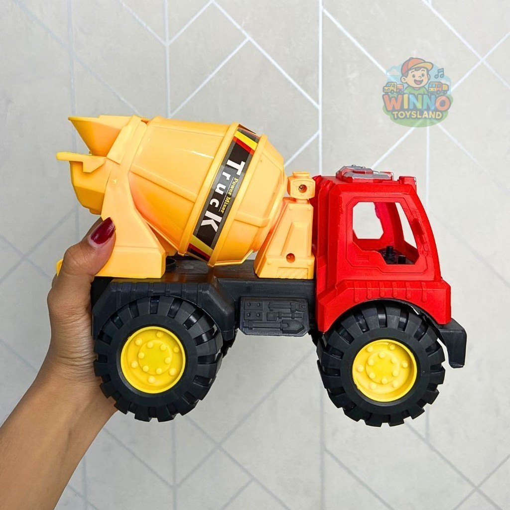 Jual Mainan Truk Molen Mixer Semen Anak Mobilan Bisa Dipakai Outdoor ...