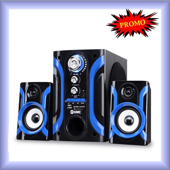 Jual Spiker Ngebas Speaker Multimedia GMC 888L/K BT FM USB Bluetooth ...