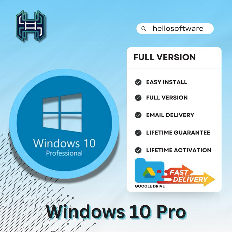 Jual Windows 10 Pro 64-Bit ISO + Activation File (Full Version ...