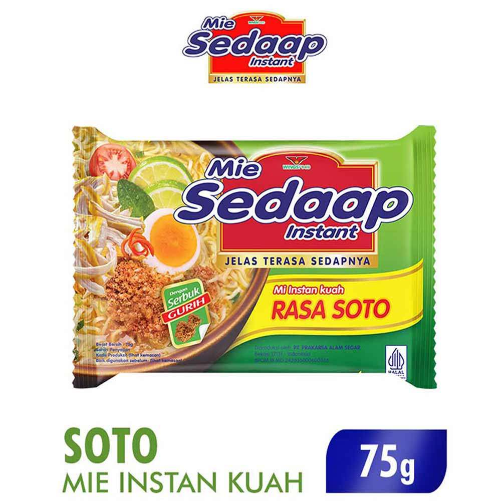 Jual SEDAAP MIE MIE INSTANT SOTO 76g | Shopee Indonesia