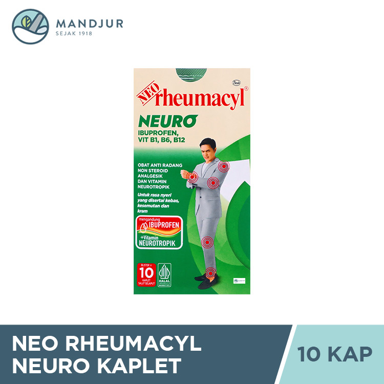 Jual Neo Rheumacyl Neuro 10 Tablet - Vitamin Neurotropik Nyeri Kram dan ...