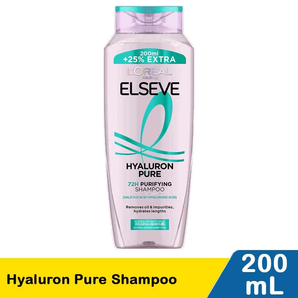 Jual L'OREAL HYALURON PURE SHAMPOO 200ml | Shopee Indonesia