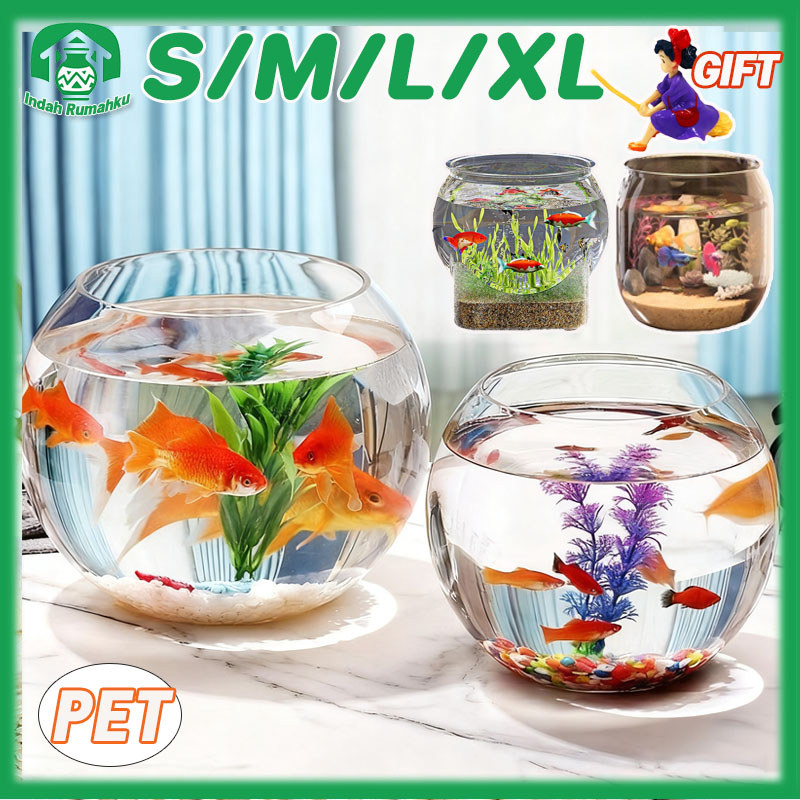 Jual Toples Aquarium Fish Tank Akuarium Ikan Cupang Hias Aquarium Pet ...