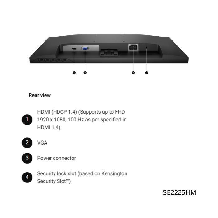 Jual Monitor Dell LED SE2225HM - Full HD 22" Inch | Shopee Indonesia