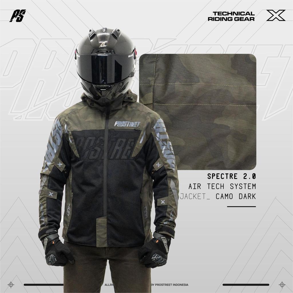 Jual Jaket Motor - Prostreet Spectre Air Tech System V2 with Protector ...
