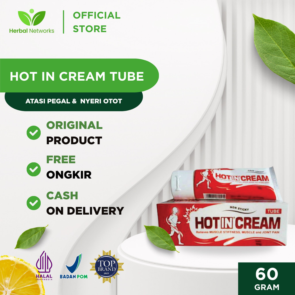 Jual Hot In Cream Mengatasi Pegal dan Nyeri Otot Tube (60 Gram ...