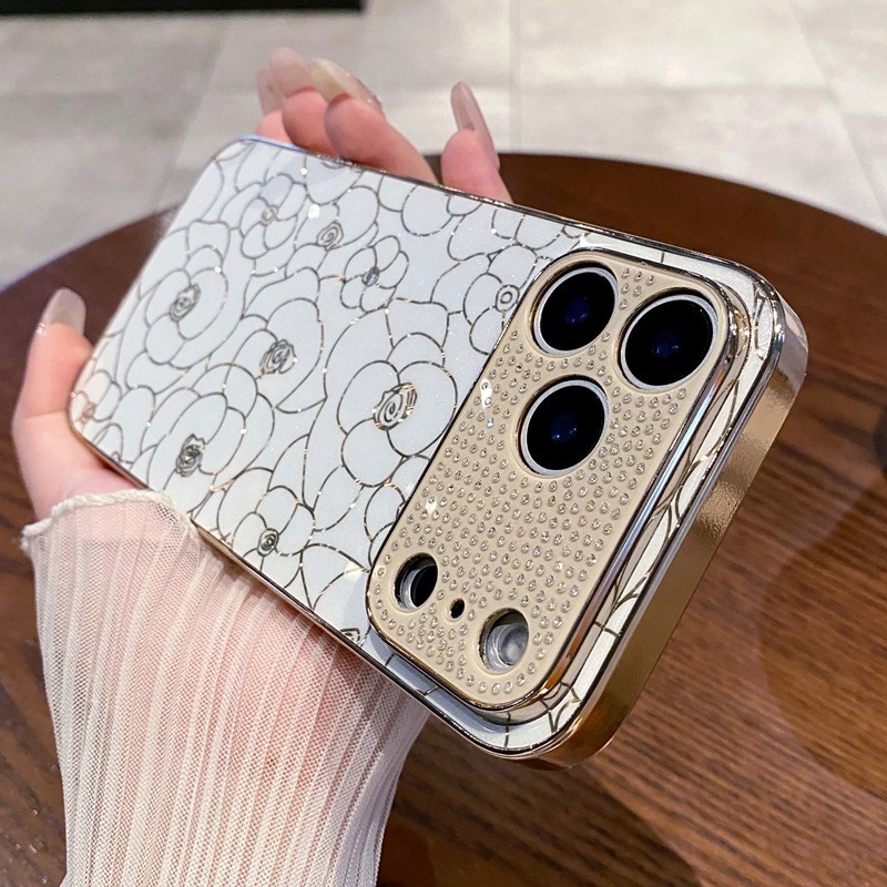 Jual Bling Diamond Camera Lens Protection Case Untuk iPhone 13 14 15 16 ...