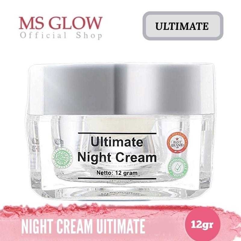 Jual MS GLOW - ULTIMATE NIGHT CREAM KRIM MALAM ULTIMATE | Shopee Indonesia