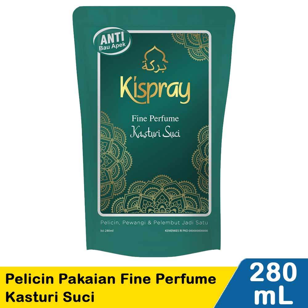 Jual KISPRAY PELICIN PAKAIAN FINE PERFUME KASTURI SUCI 280mL | Shopee ...