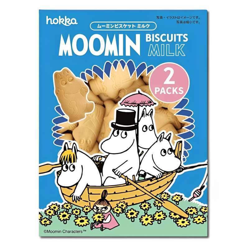 Jual HOKURIKU MOOMIN VALLEY MILK BISCUIT 72G | Shopee Indonesia