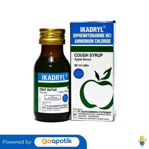 Jual Ikadryl Rasa Apel Sirup 60 Ml | Shopee Indonesia