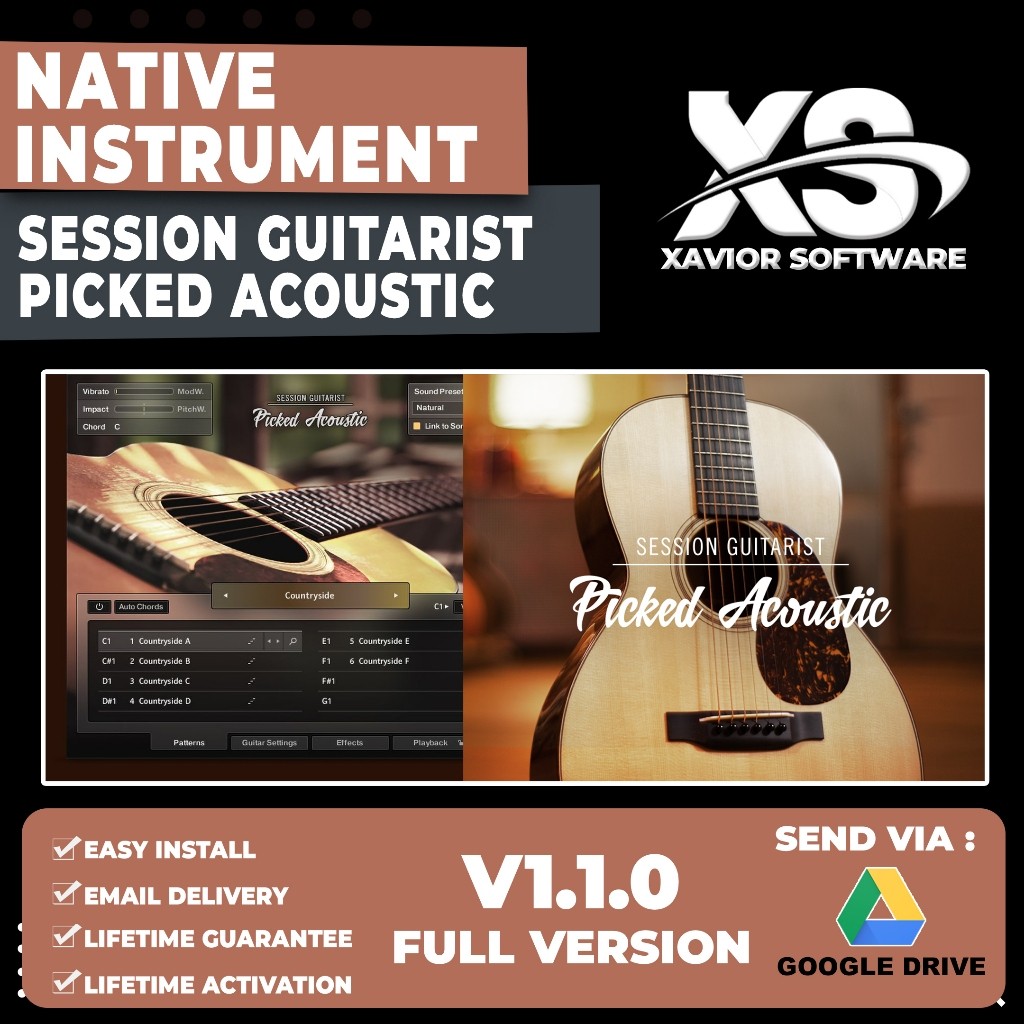 Jual Native Instruments Session Guitarist Picked Acoustic v1.1.0 Full ...
