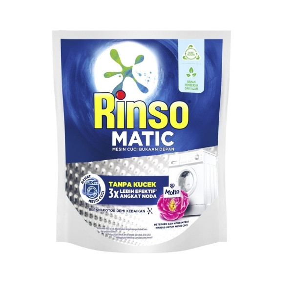 Jual RINSO MATIC LIQUID FRONT LOAD POUCH 1.45 KG | Shopee Indonesia