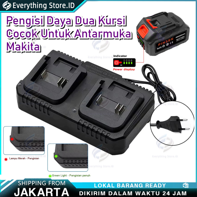 Jual 21V 2A Charger Makita Lithium Bor Charger Makita Adaptor Adapter ...