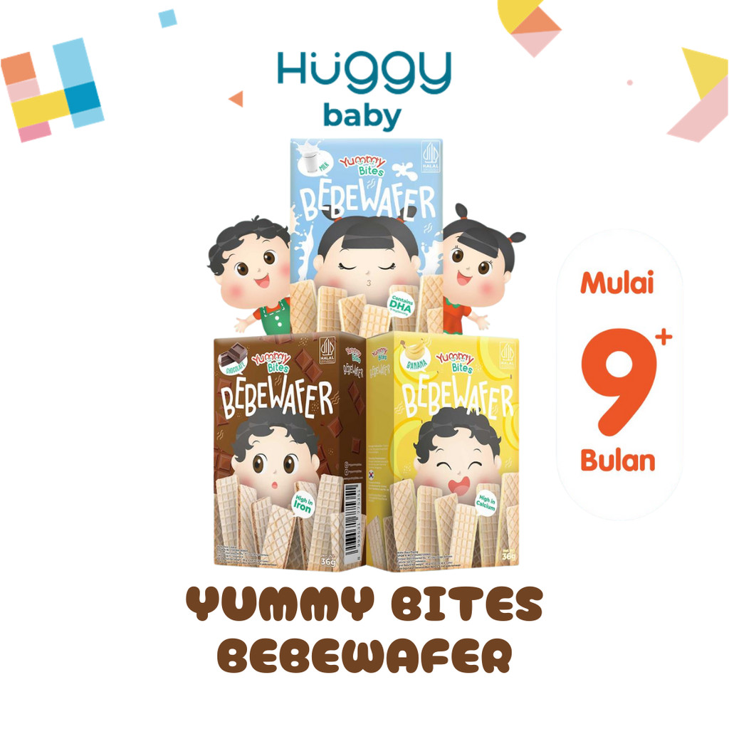 Jual Yummy Bites Bebewafer | Snack Cemilan Wafer Anak | Shopee Indonesia
