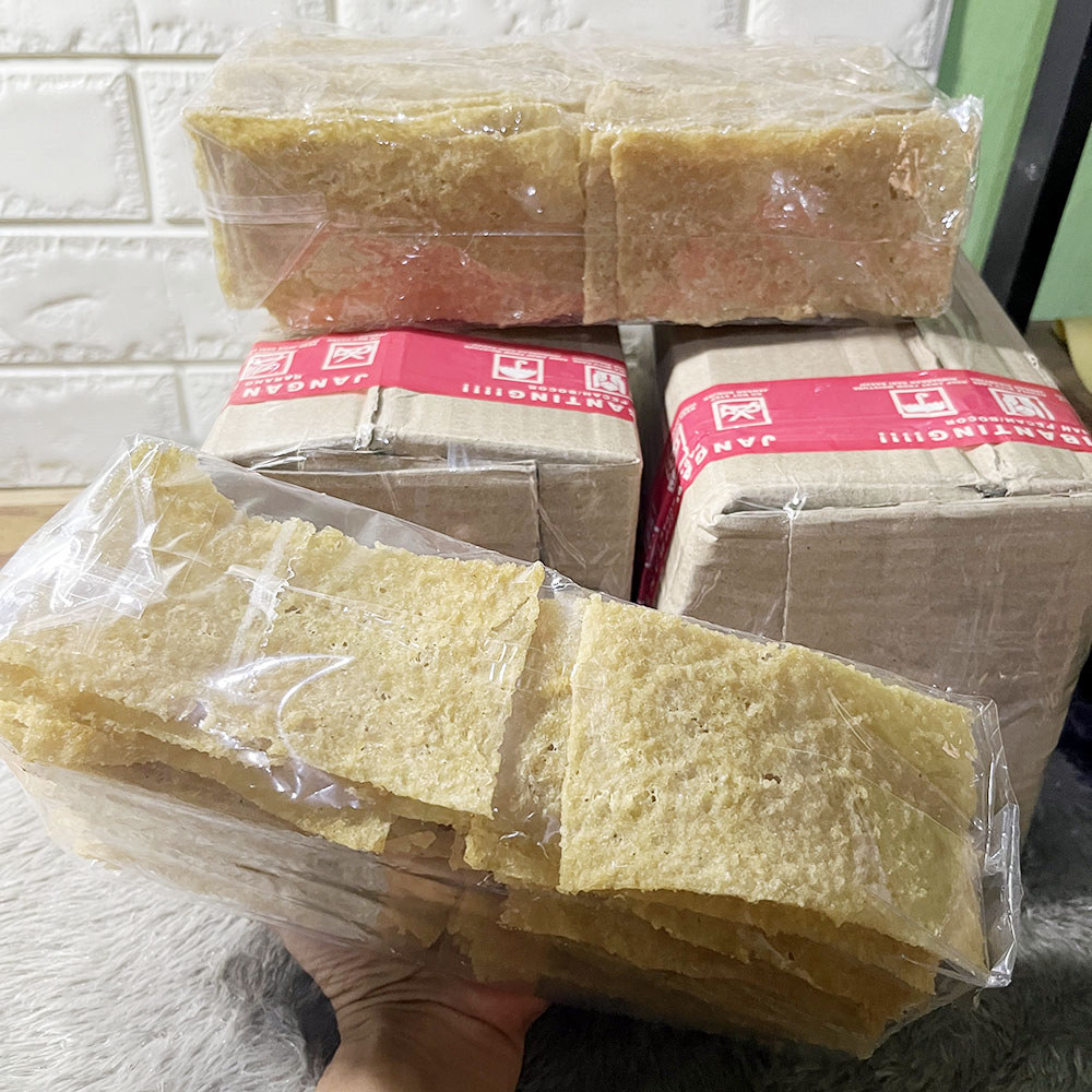 Jual Kerupuk Puli / Krupuk Puli / Lempeng Gendar Beras 1Kg – Mengembang ...