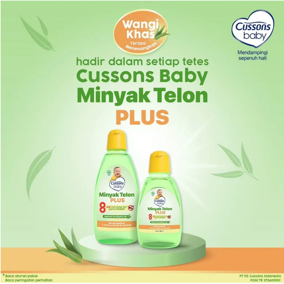 Jual Cussons Baby Telon Oil Minyak Telon Oil Plus 8 Hours 30ml | 60ml ...