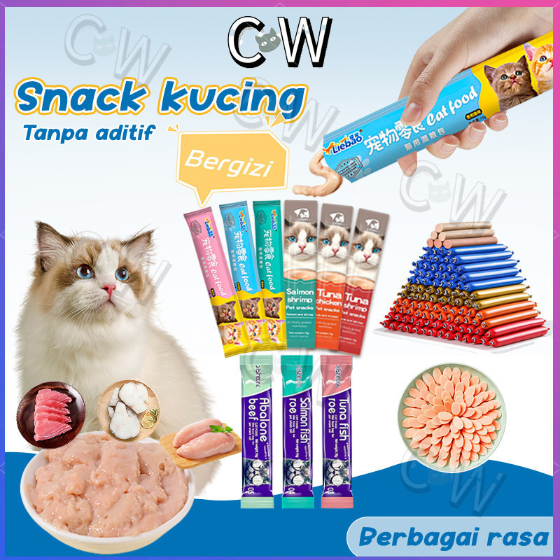 Jual Cemilan Kucing Penggemuk Snack Kucing Makanan Basah Kucing Cemilan ...
