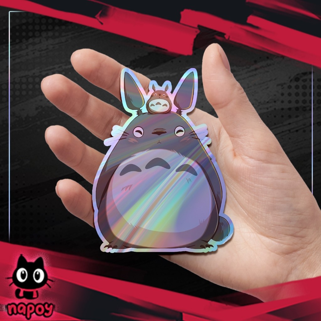 Jual Stiker Hologram Besar Anime Movie Studi Ghibli My Neighbor Totoro ...