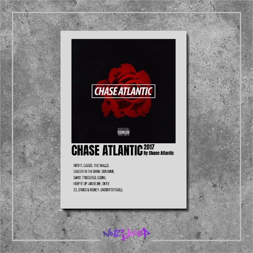 Jual Dekorasi kayu Poster Cover Album Musik Chase Atlantic Chase ...