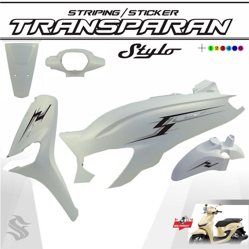 Jual VARIASI STYLO STICKER STRIPING HONDA STYLO VARIASI TRANSPARAN ...