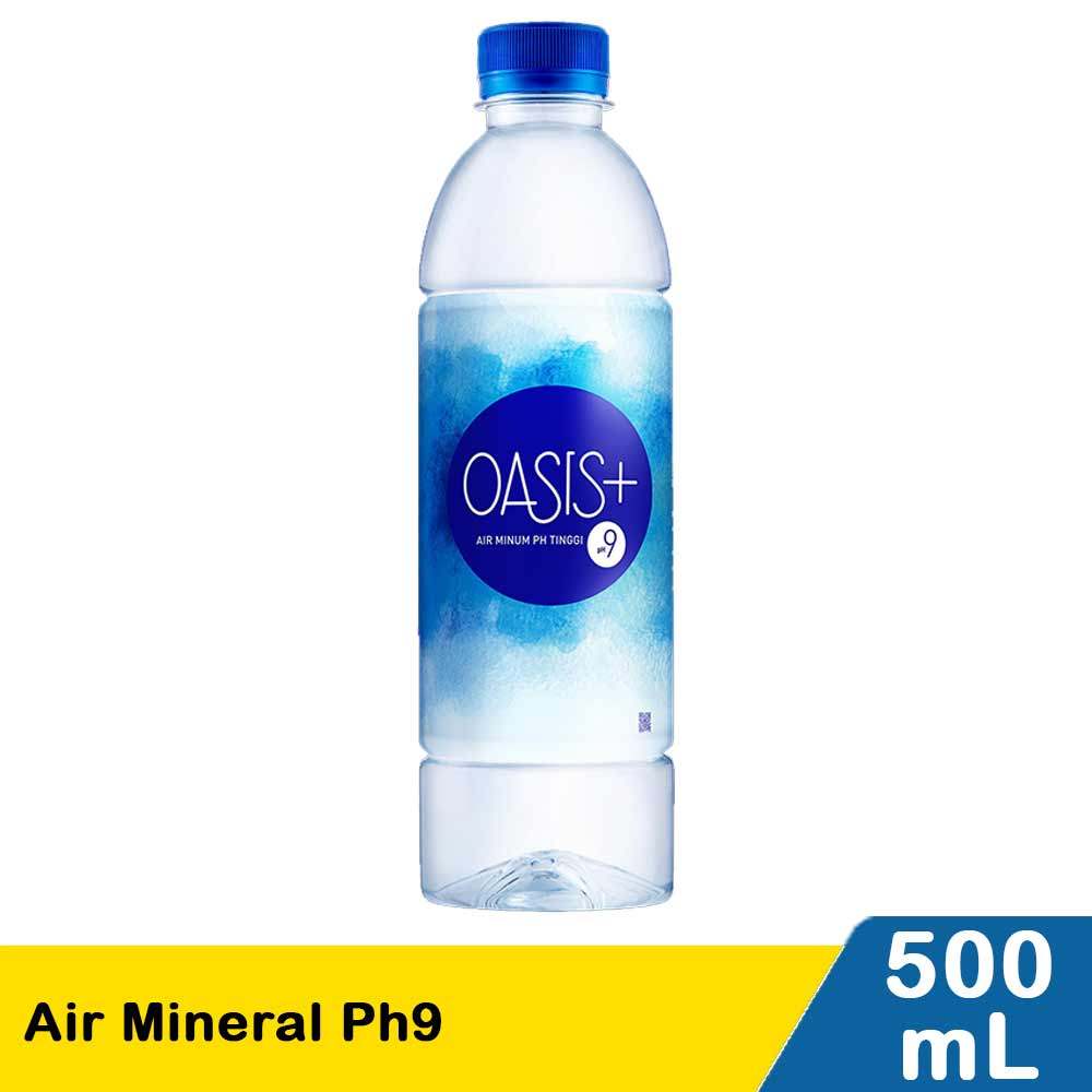 Jual OASIS AIR MINERAL PH9 500ml | Shopee Indonesia