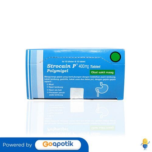 Jual Strocain P Box 100 Tablet | Shopee Indonesia