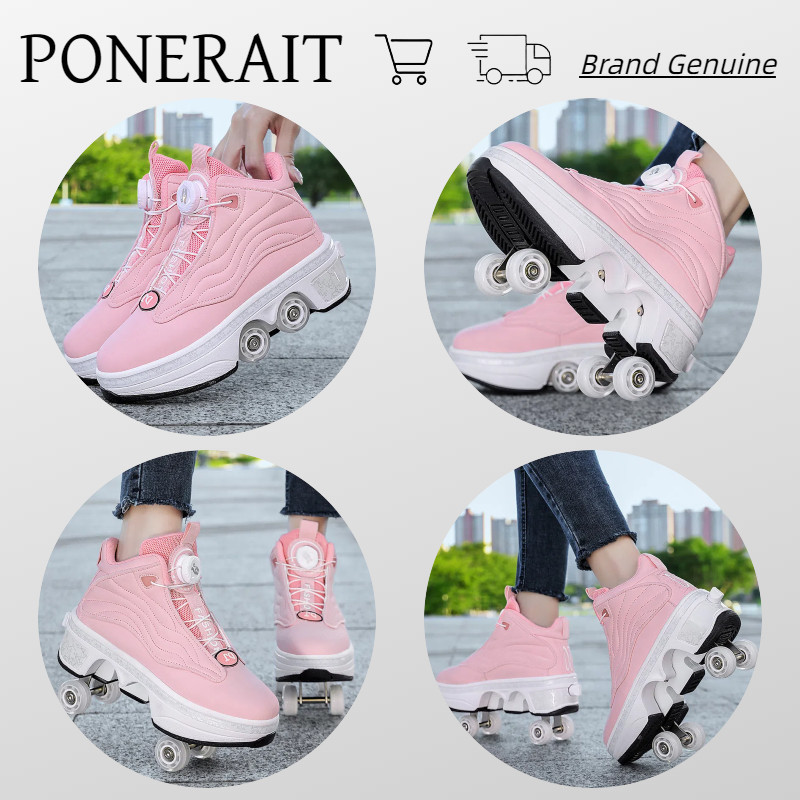 Jual Terbaru PONERAIT sepatu Roller untuk pria wanita, sepatu Skating ...