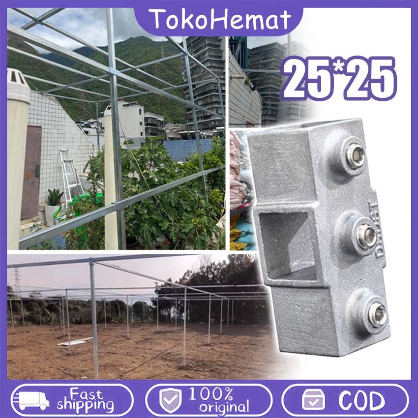 Jual Paket Pengencang untuk Pipa Aluminium 25 Series Konektor Sambungan ...