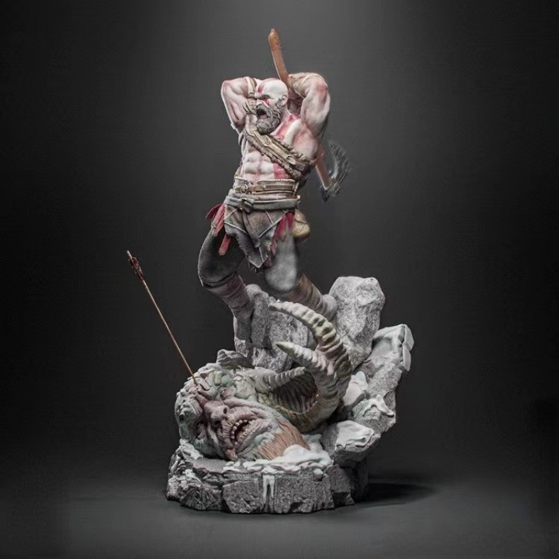 Jual 1/24 Resin Figure Model Kit Sparta God of War Fantasy Miniature ...