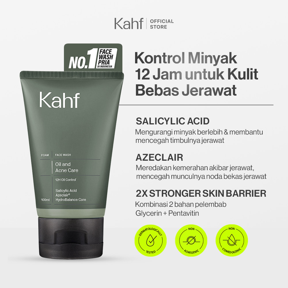 Jual [CREATOR'S PICK] Kahf Face Wash Oil and Acne Care 100 ml - Sabun ...