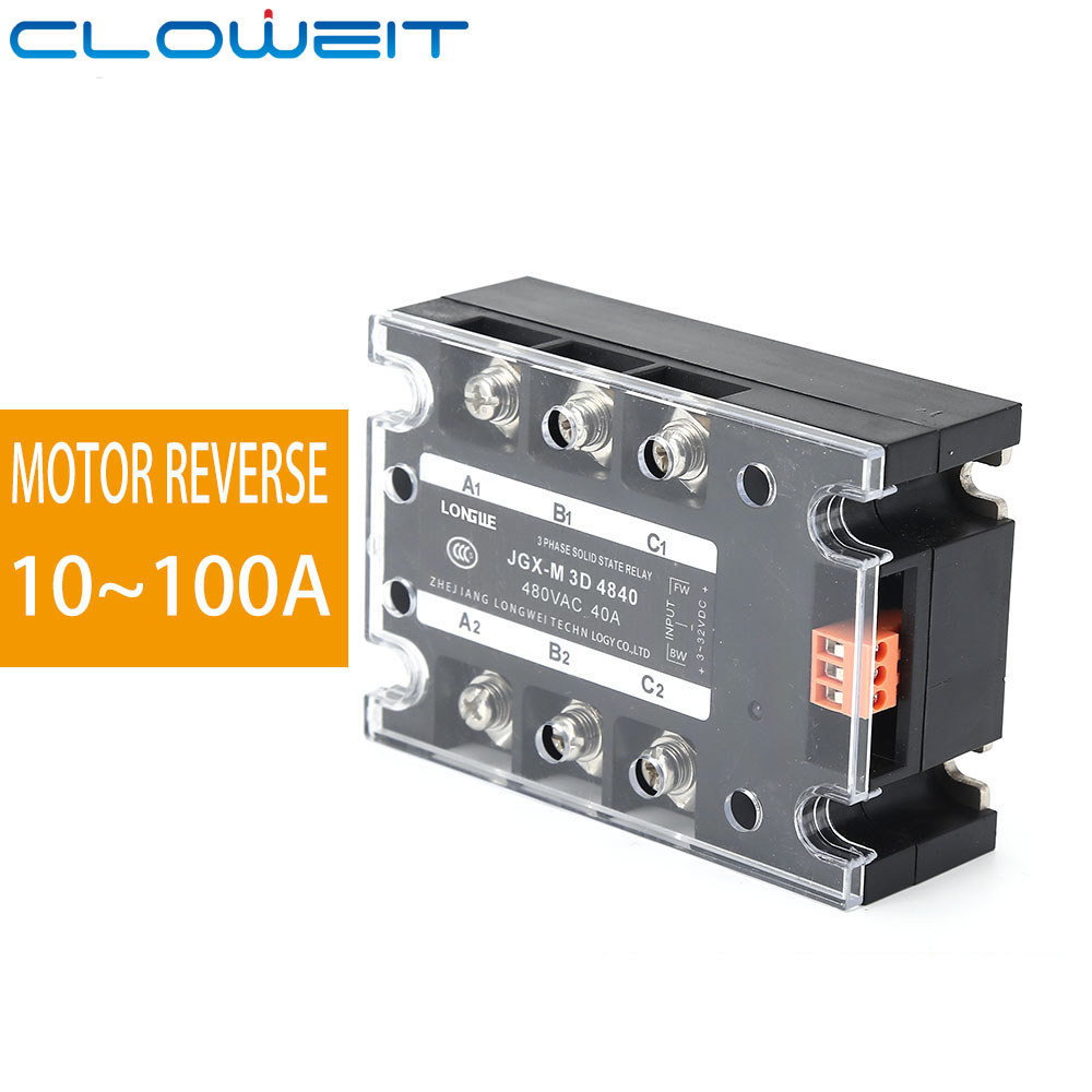 Jual Three-Phase Motor Reversing Control Module SSR 10A-100A 32VDC ...