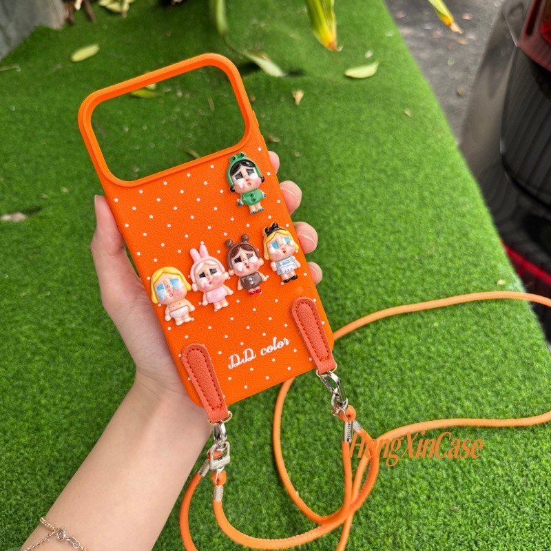 Jual Orange 3D Crying Baby is suitable for Apple 17Proma phone case ...