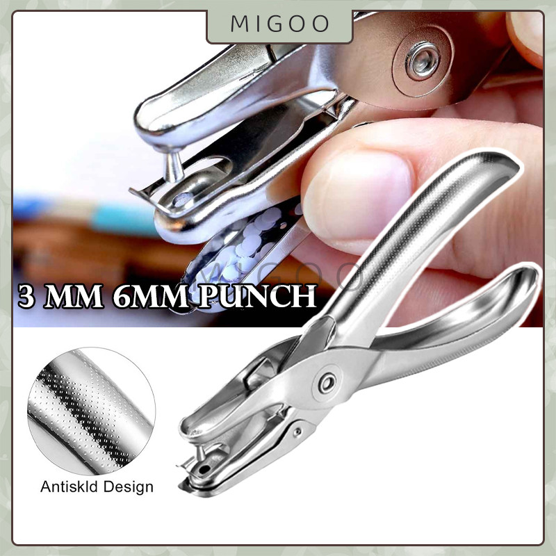 Jual 3mm/6mm Punch/perforator / One Hole Tag Punch | Shopee Indonesia