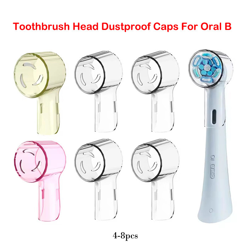 Jual Toothbrush Head Covers Caps For Oral B Replacement Brush Heads and ...