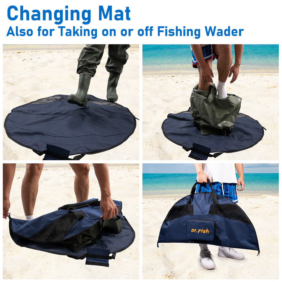 Jual Taco Wader Bag Packable Fishing Bag Waterproof Wader Boots Storage ...
