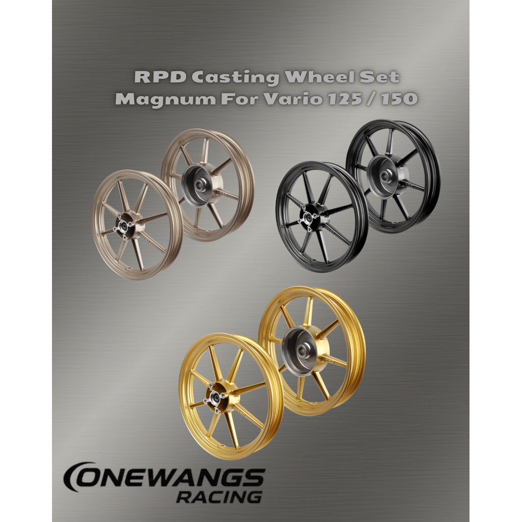 Jual Velg RPD Casting MAGNUM Vario 150/125 size 185/215 x 14 inch Alloy ...