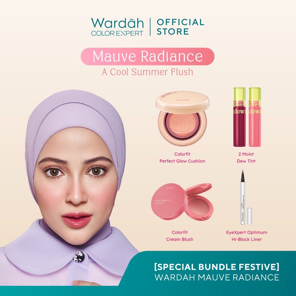 Jual WARDAH Makeup Looks: Frosted Rose, Peachy Bloom, Mauve Radiance ...