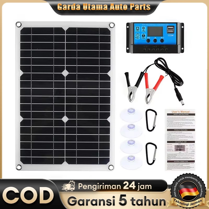 Jual COD Panel Surya 60W Panel Tenaga Surya Polikristalin Kit Tenaga ...