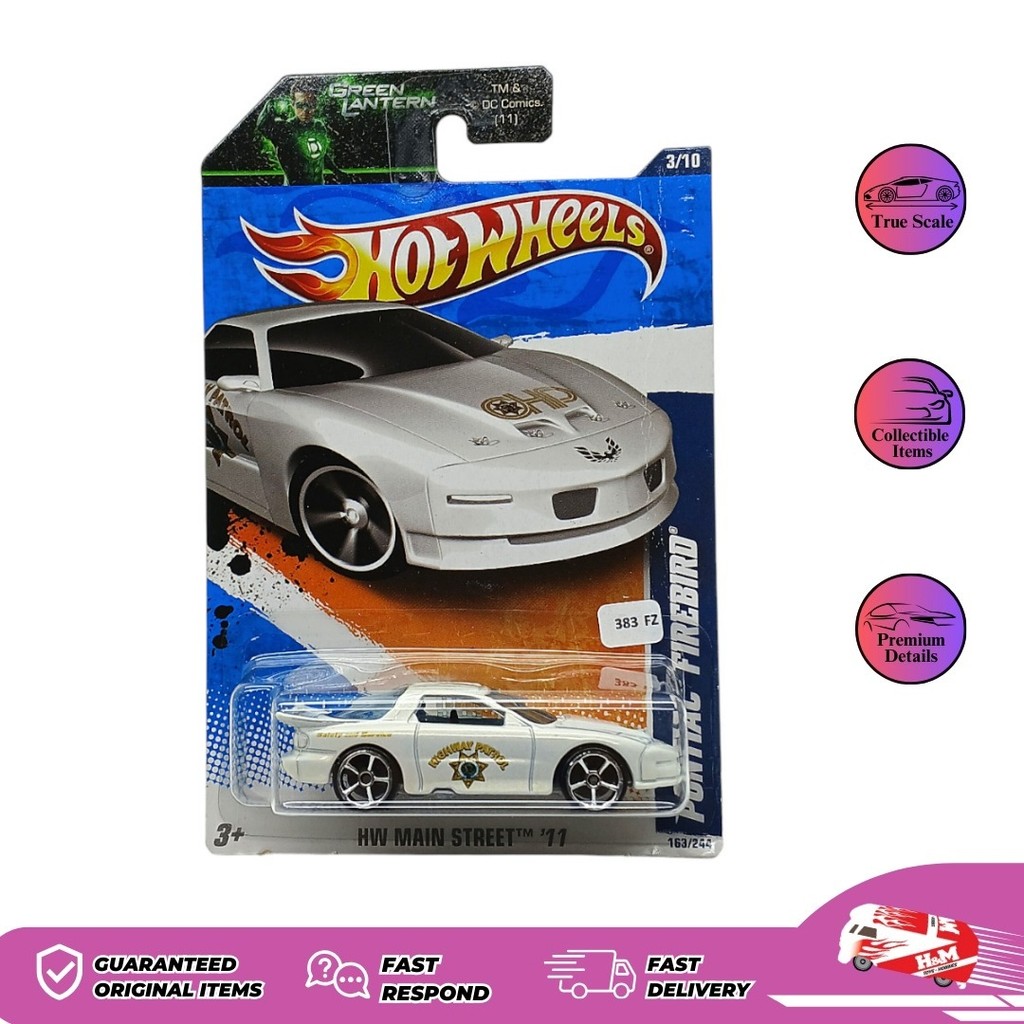 Jual Hot Wheels Pontiac Firebird Putih - 383FZ - FZ4 | Shopee Indonesia
