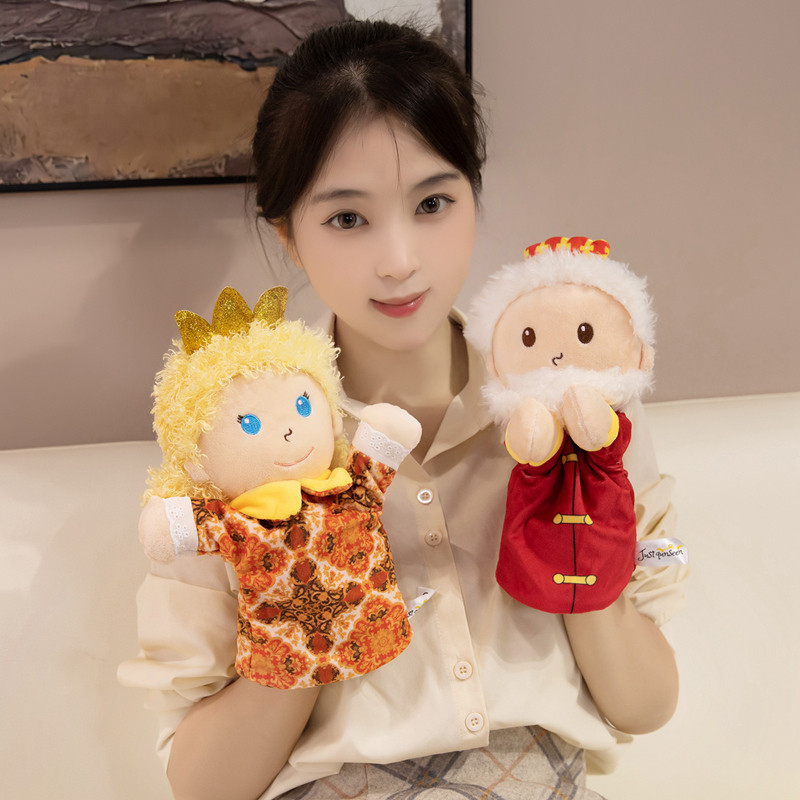 Jual Cute Fairy Tale Kingdom Series Plush Hand Puppets Toys Cozy ...