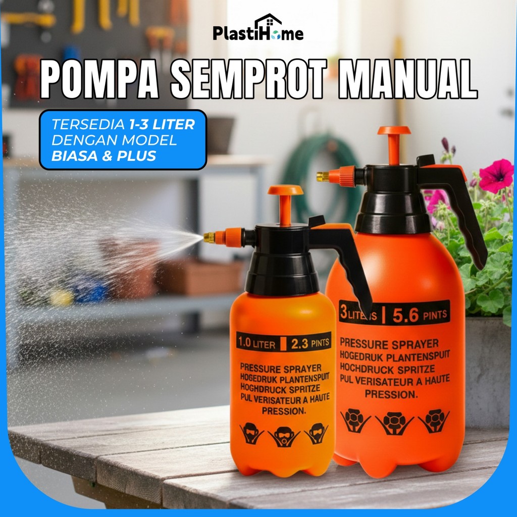 Jual Pressure Sprayer 1L 2L 3L Botol Semprotan Tanaman Manual Pompa Air ...