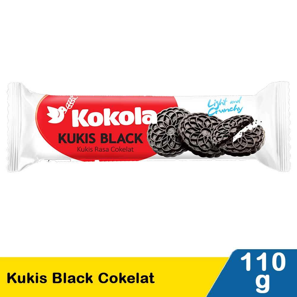 Jual KOKOLA KUKIS BLACK COKELAT 110g | Shopee Indonesia