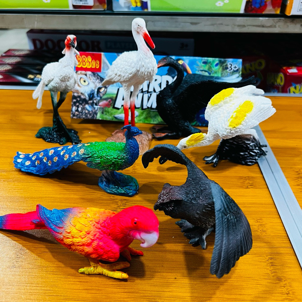 Jual MAINAN BIRD ANIMAL ISI 7PCS - BURUNG | Shopee Indonesia