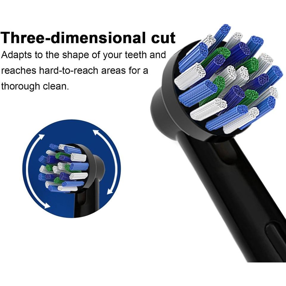 Jual Cross Generic Electric Toothbrush Heads for Oralb Braun Crossact ...