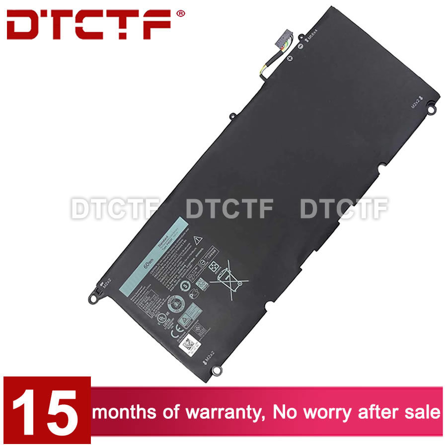 Jual DTCTF 7.6V 60wh 7895mAh Model PW23Y TP1GT NRP72 Battery For Dell ...